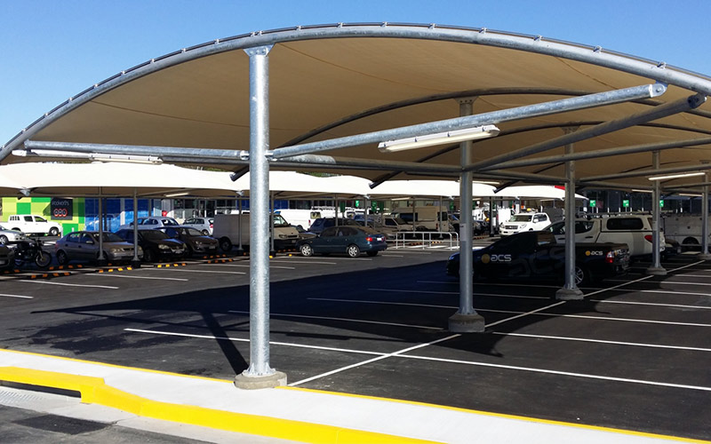 Car Park Shade Structures | Shopping Centres & Public Carparks | Shade ...